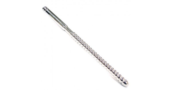Stainless Steel Ribbed Urethral Probe